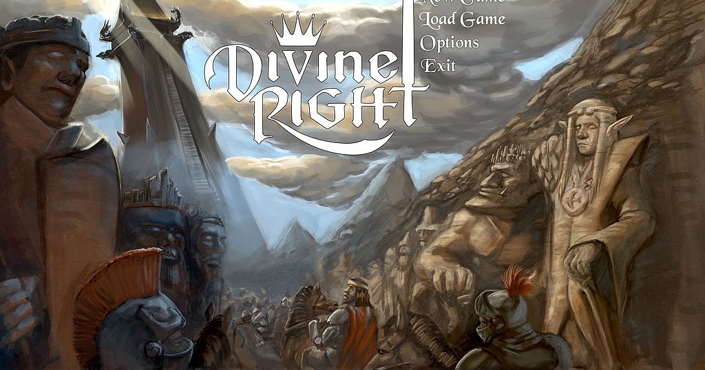 DEVGAME: Divine Right title screen