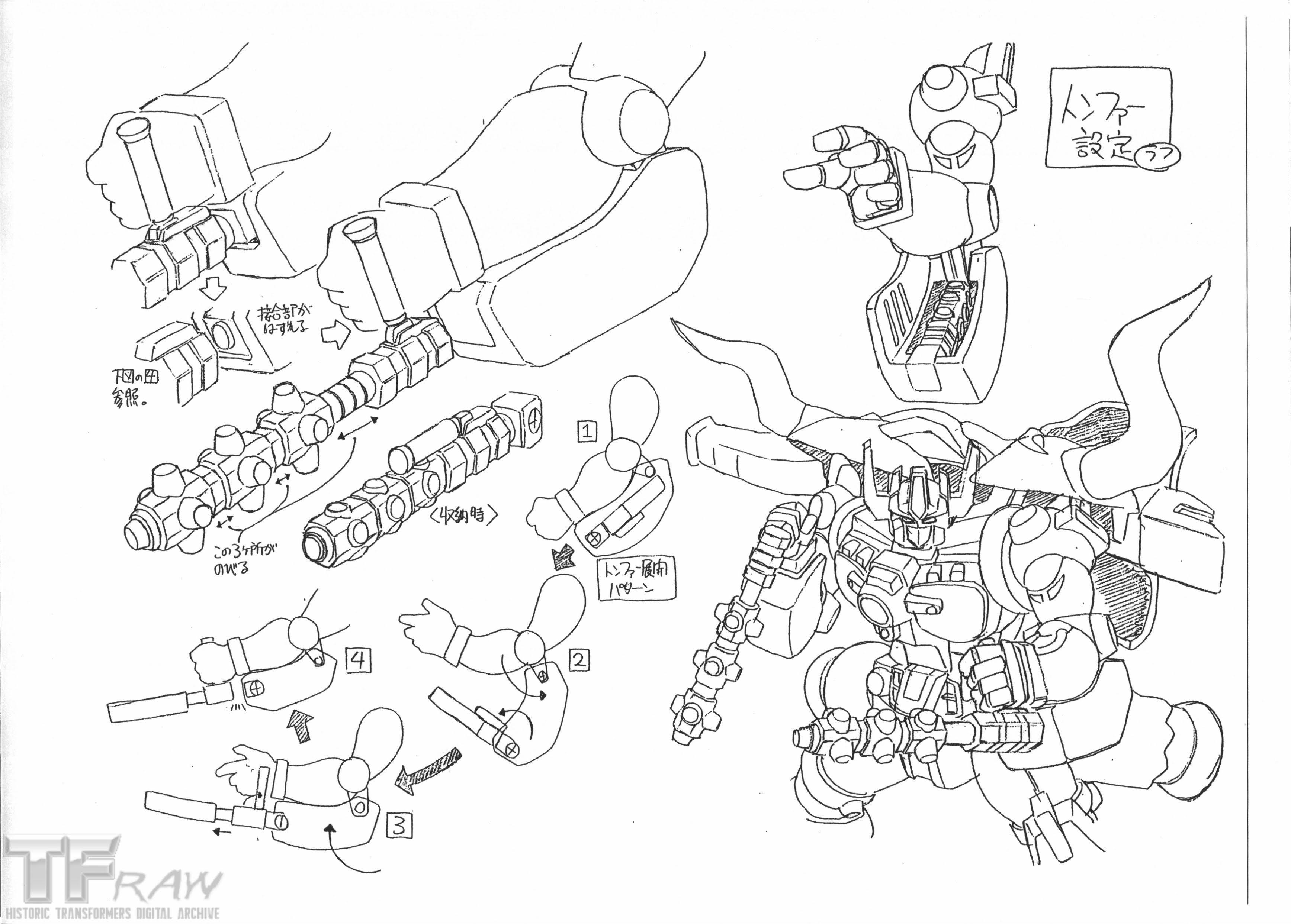 Beast Wars Neo Model Sheets