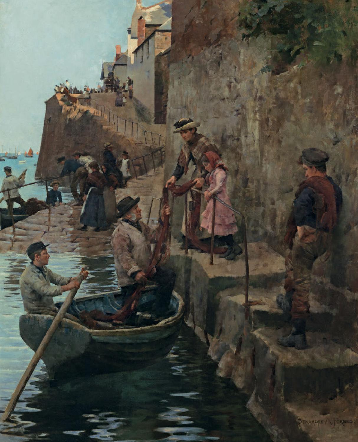 Irish Artist "Stanhope Forbes" - A Plein Air Genre Painter
