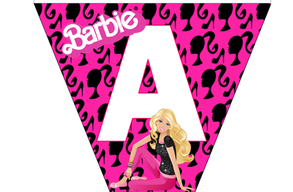 Kits imprimibles gratis : Banderines Barbie