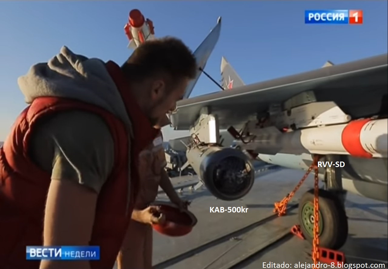 History and military technology: MiG-29KR with R-77 missiles