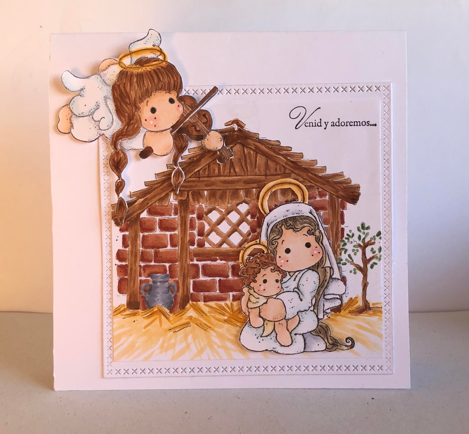 Designed by maryross: Angel tocandole al niño. Designed by maryross: Angel tocandole al niño.