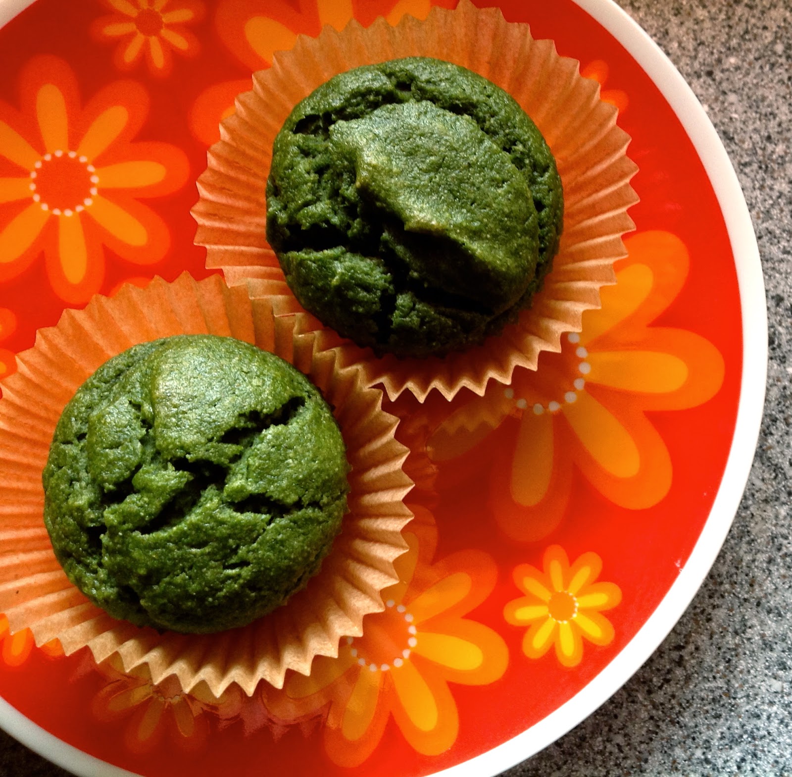 Husband Tested Recipes From Alice's Kitchen: Green Muffins