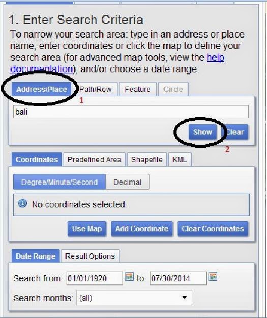 Catatan Inspirasi Geodet Muda: Cara Download Citra Satelit Landsat