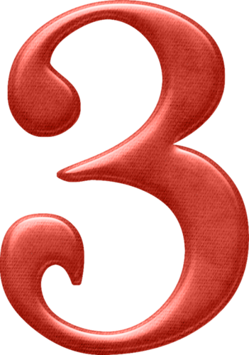 ® Imágenes y Gifs Animados ®: IMÁGENES DE NÚMEROS DE COLOR ROJO PARA ...