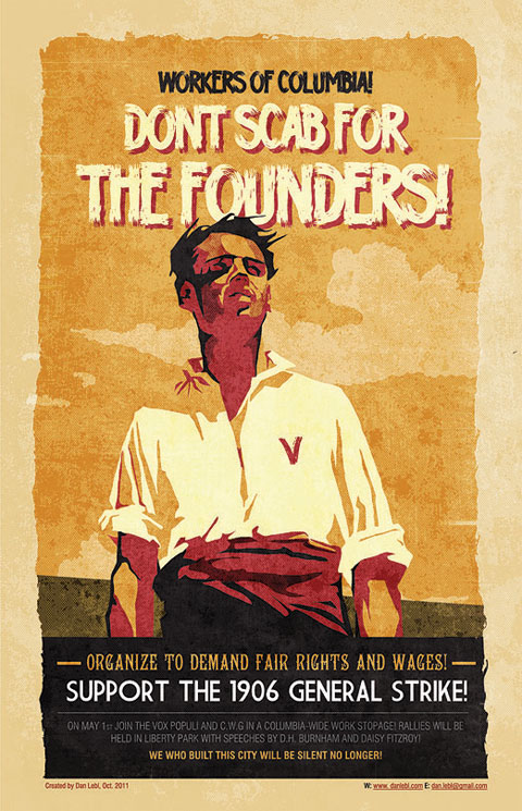 The Geeky Nerfherder: 'Bioshock Infinite' Propaganda Posters