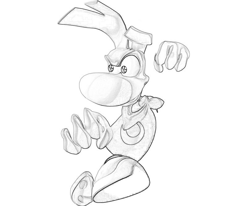 Rayman Legends Coloring Pages Sketch Coloring Page