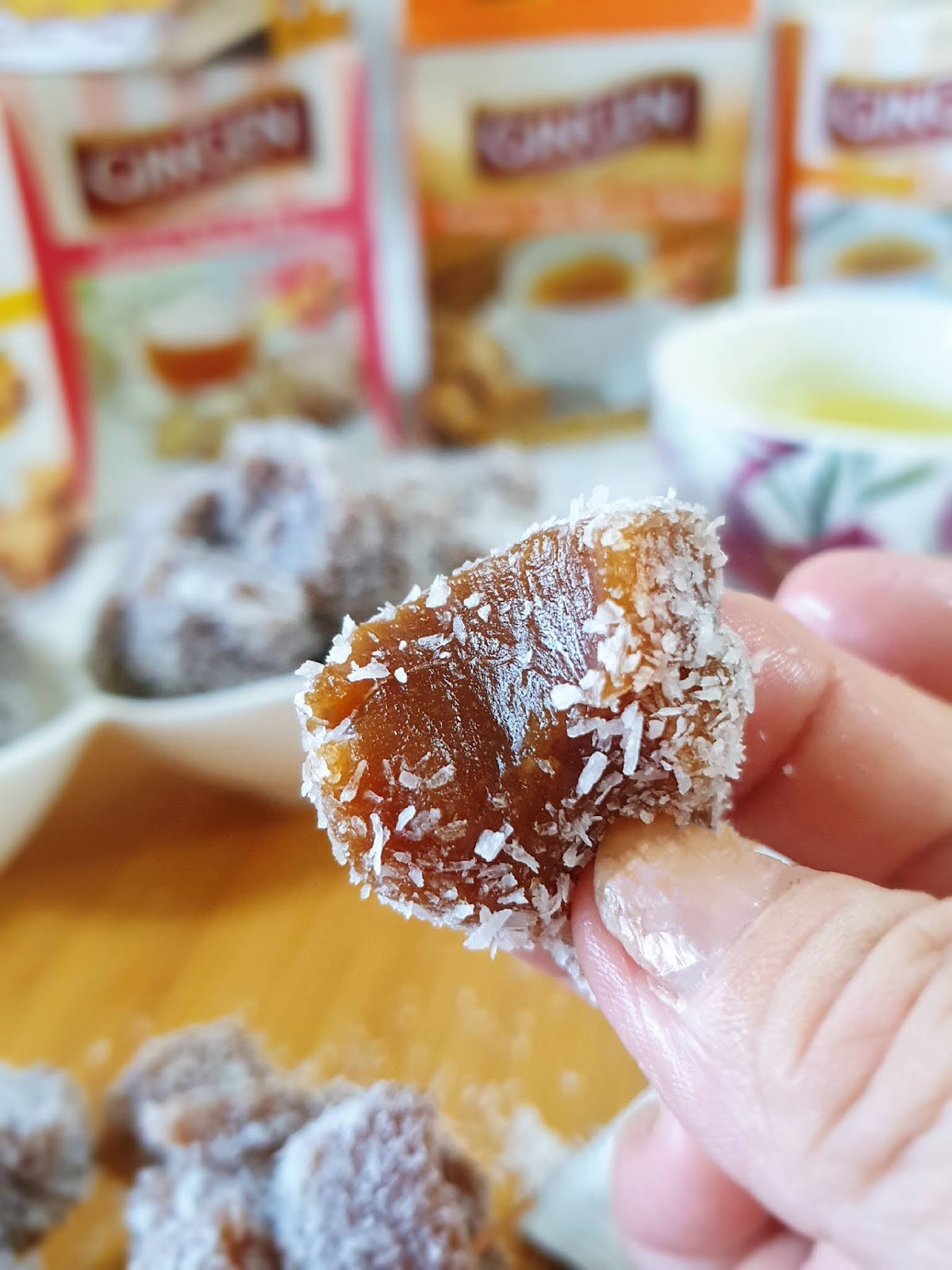 Jeannie62 Kitchen: BROWN SUGAR GINGER SOFT CANDY