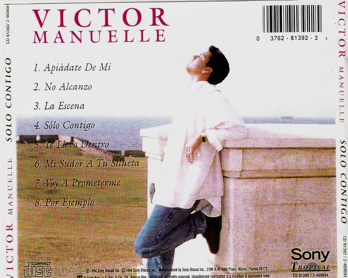 SALSA VIDA: 1994 Victor Manuelle - Solo contigo