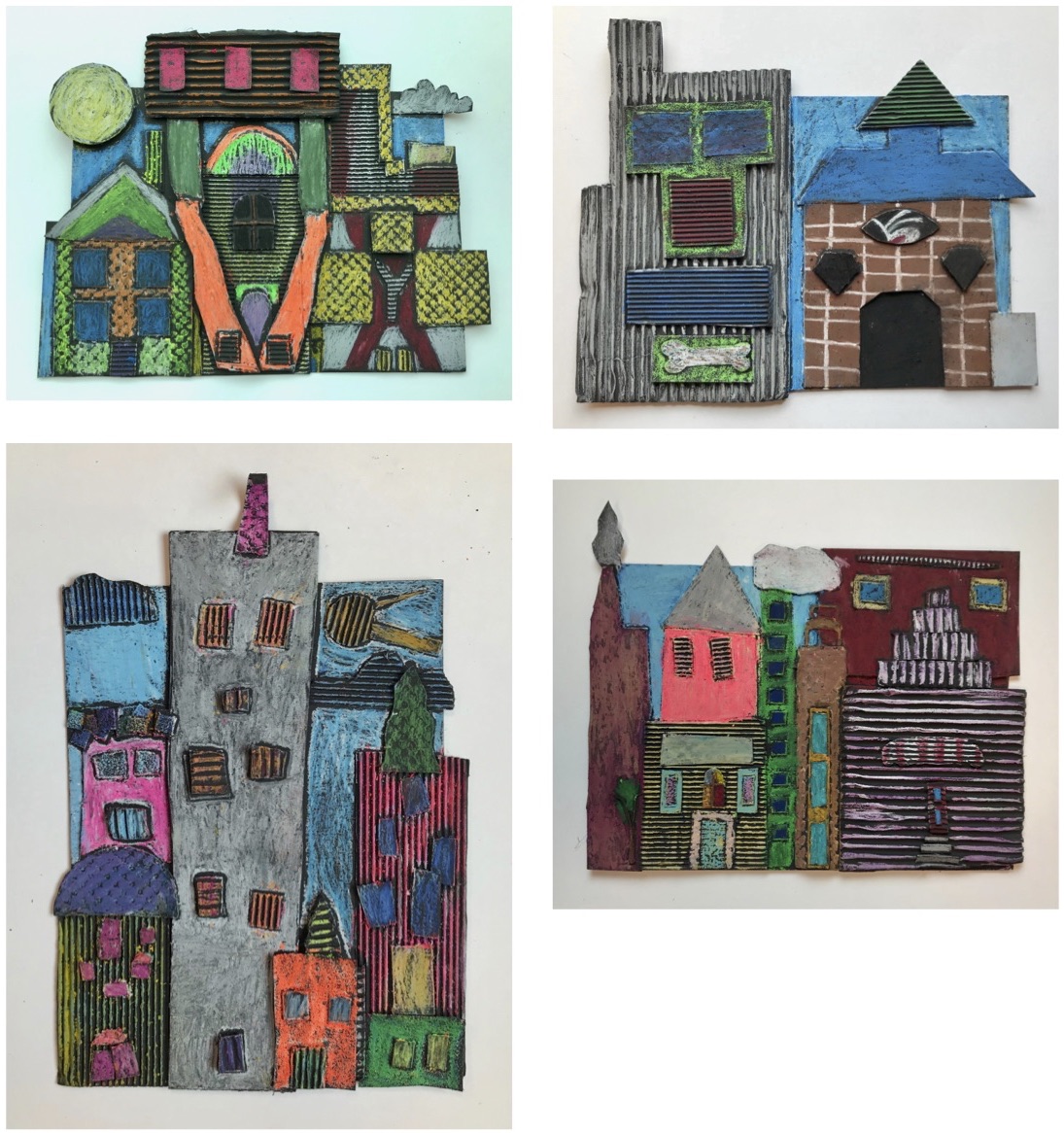 The Rolling Artroom: Cardboard Cityscapes (4-6 Grade)