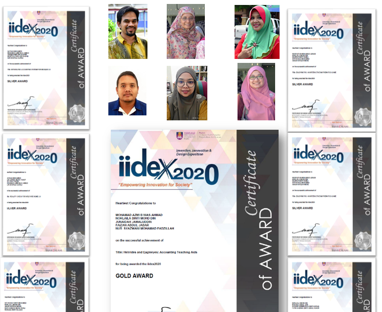 Fakulti Perakaunan UiTM Pahang: KEJAYAAN DI IIDEX 2020