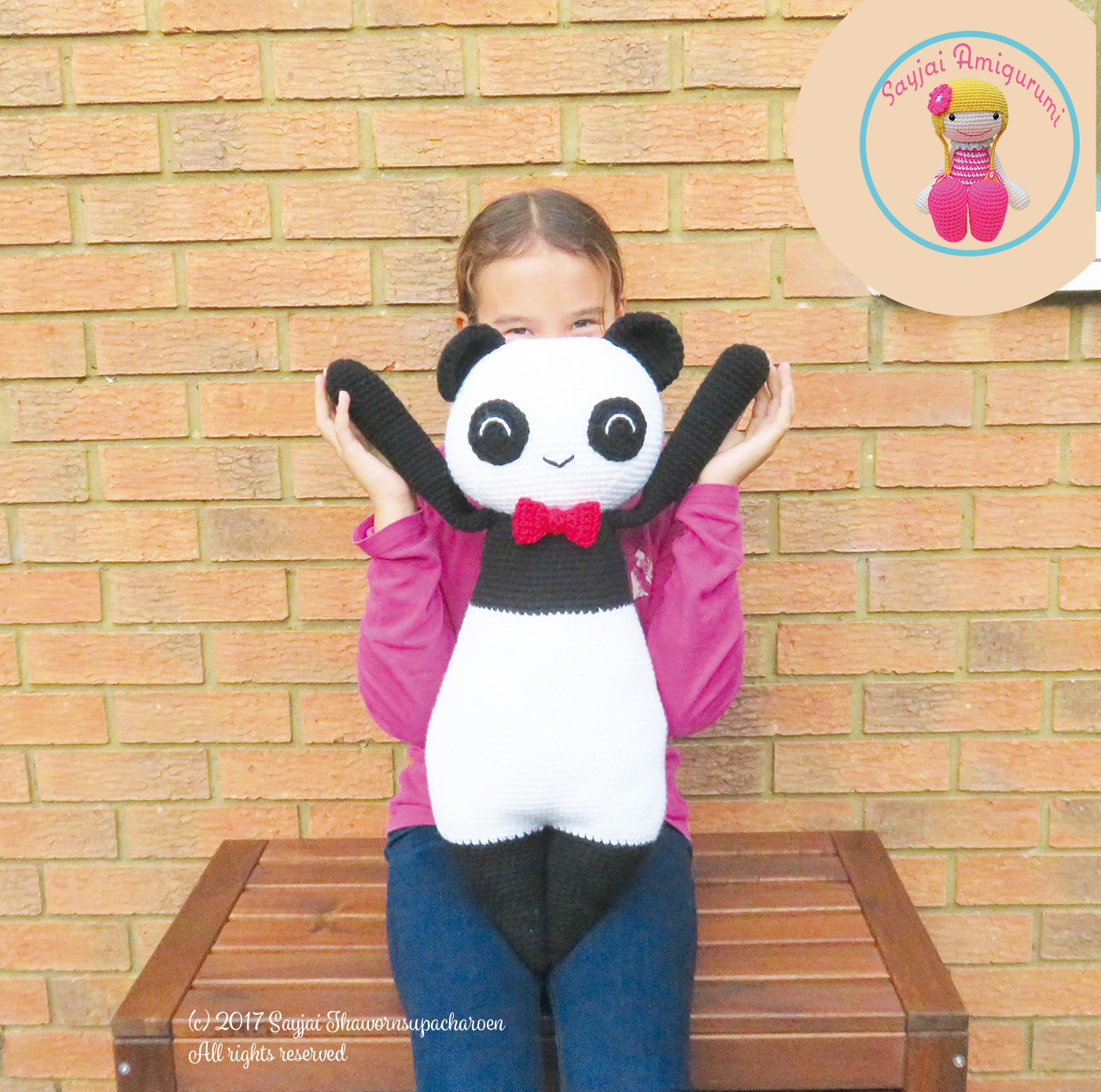 Big Panda Crochet Pattern - Sayjai Amigurumi Crochet Patterns and ...