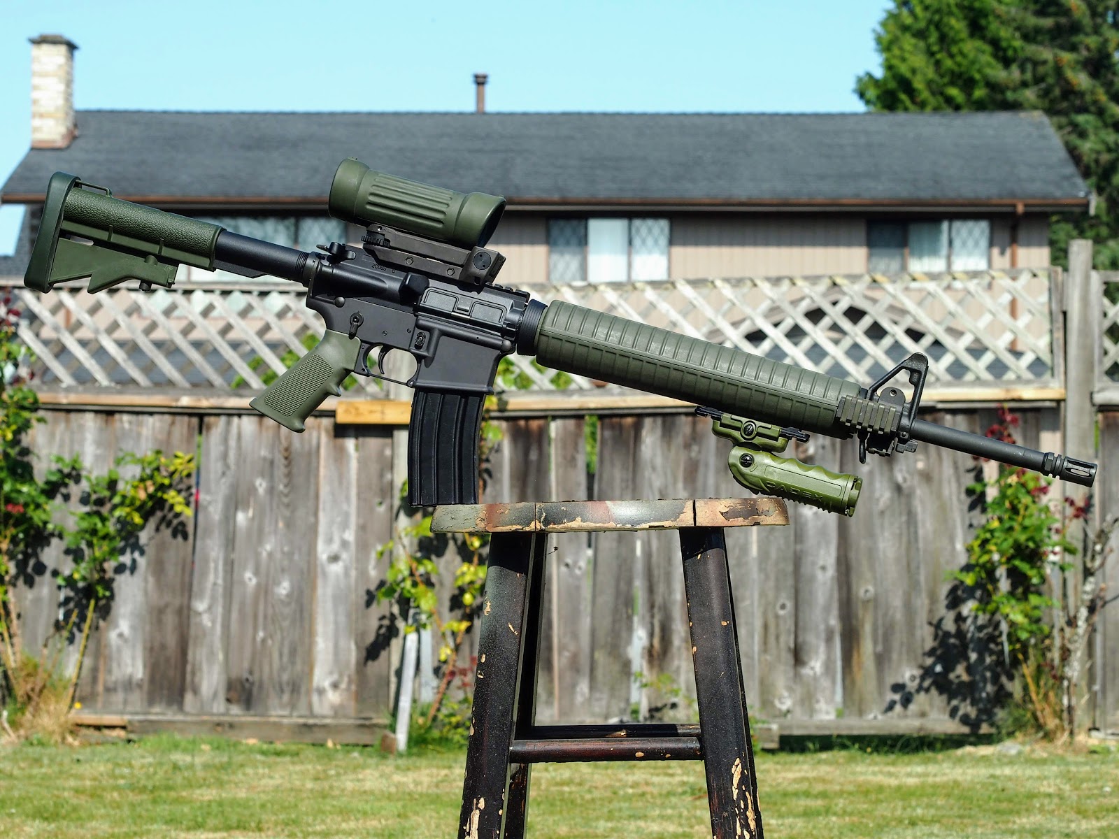 Mister Donut's Firearms Blog: C7A2 and M16A4 photo shoot