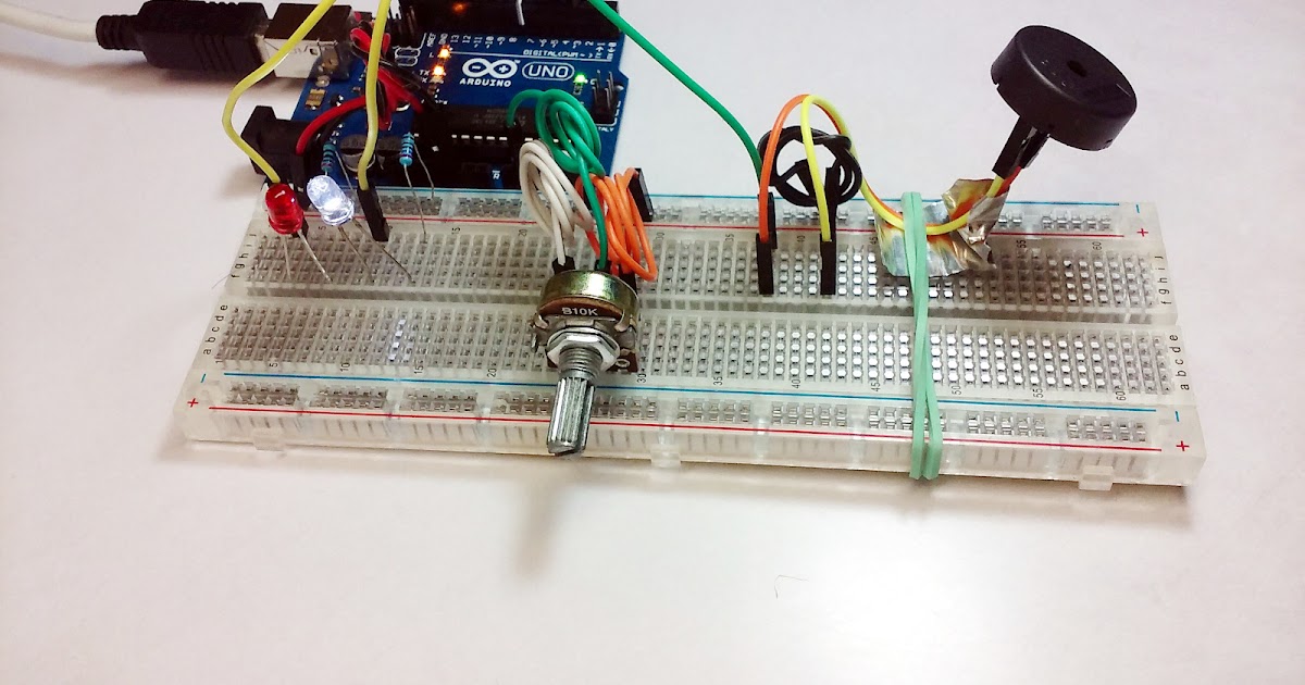 ARDUINO UNO Intermedio 08: Potenciómetro, Buzzer y Leds