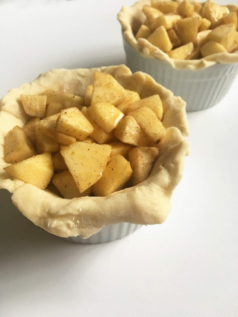 Mini Apple Pies for Two - Batter in the Bowl