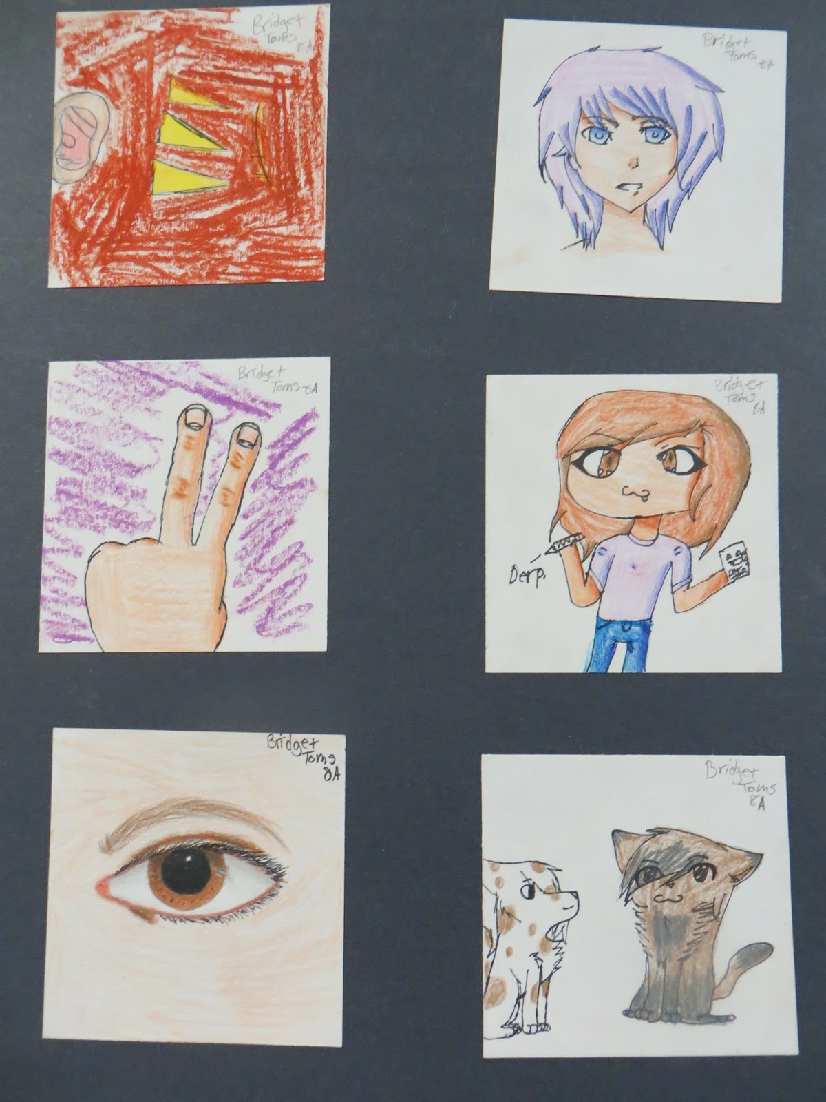 Shana's Art Room : Nine Square Project Take Two