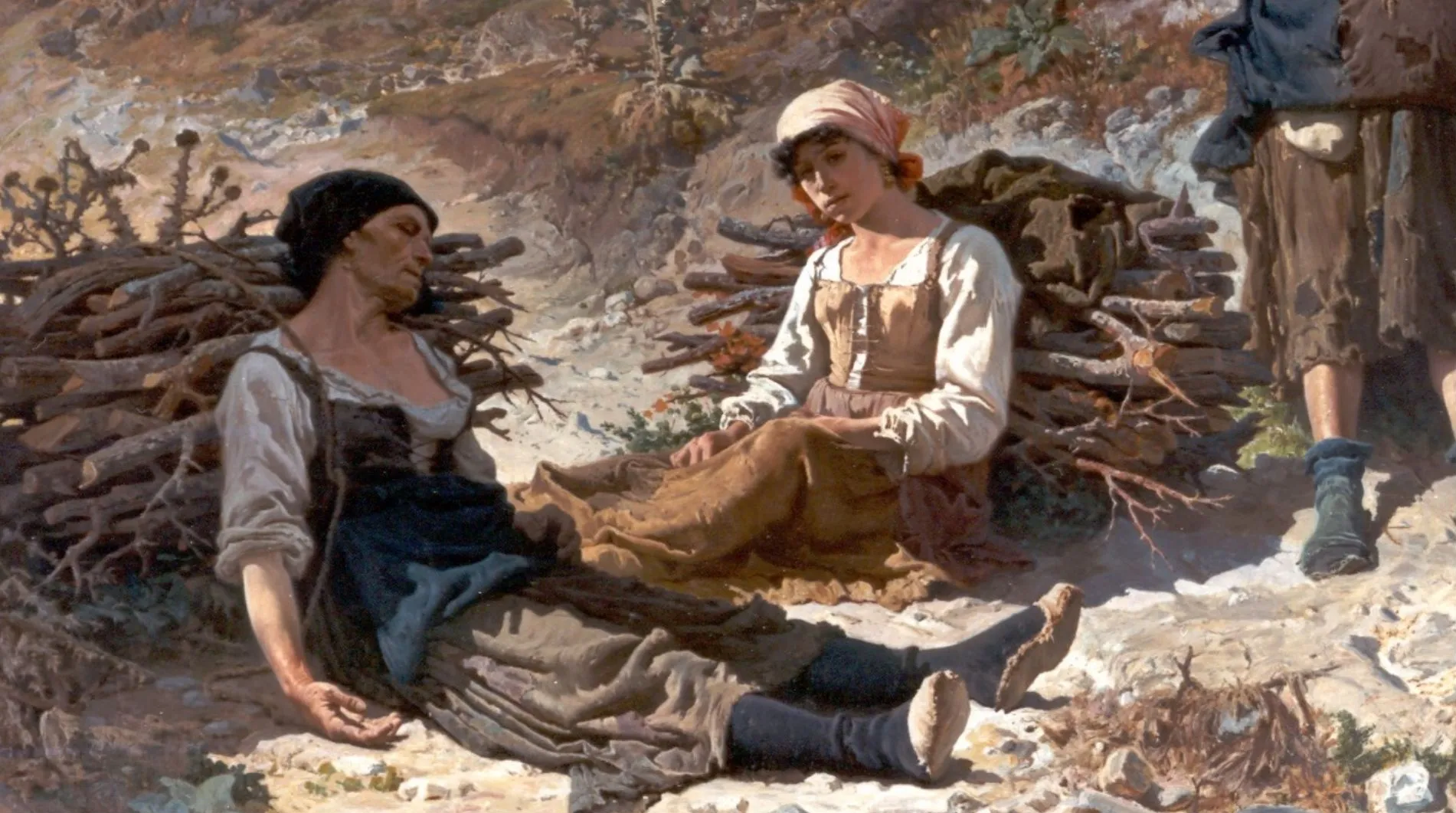 Teofilo Patini | Beasts of burden / Bestie da Soma, 1886 | Tutt'Art@