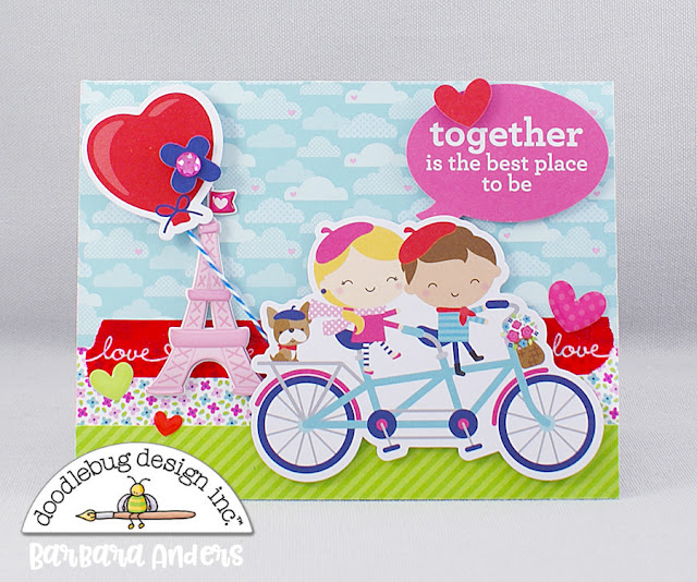 Doodlebug Design Inc Blog: FRENCH KISS Card Set | with Barbara