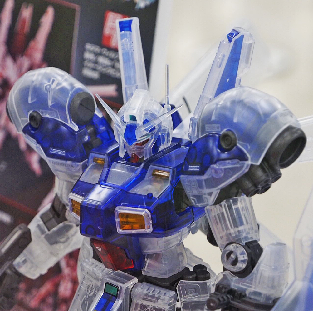 GUNDAM GUY: Gunpla Expo Exclusive: RE/100 Gundam Unit 4 Gerbera Clear ...
