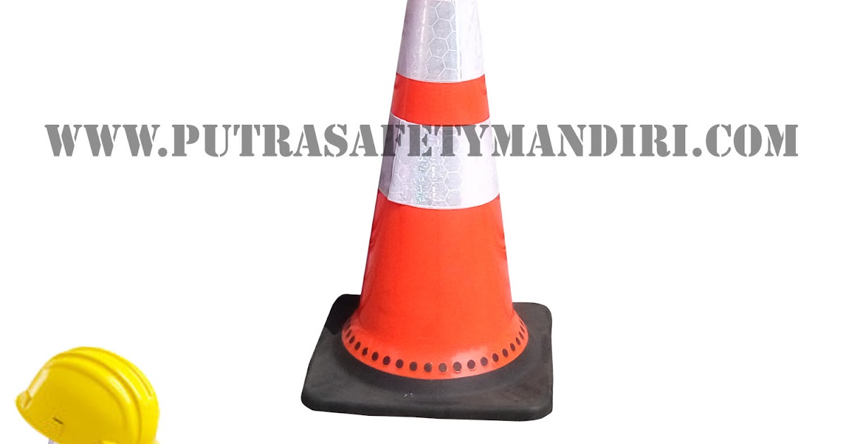 DISTRIBUTOR ROAD TRAFFIC SAFETY PRODUCTS: JUAL RUBBER TRAFFIC CONE 75 CM KERUCUT PEMBATAS JALAN ...
