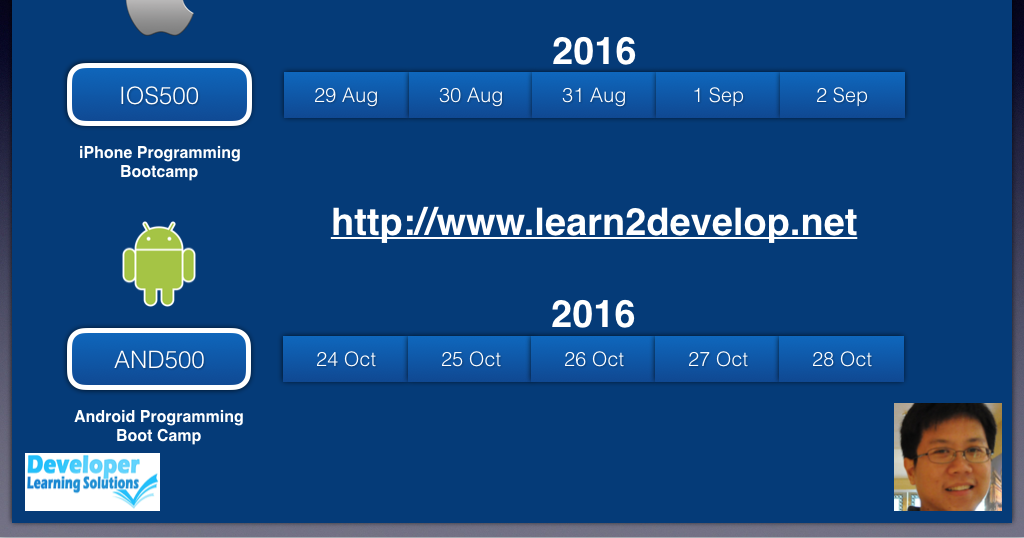 Learn2Develop.Net: iOS and Android Boot Camps