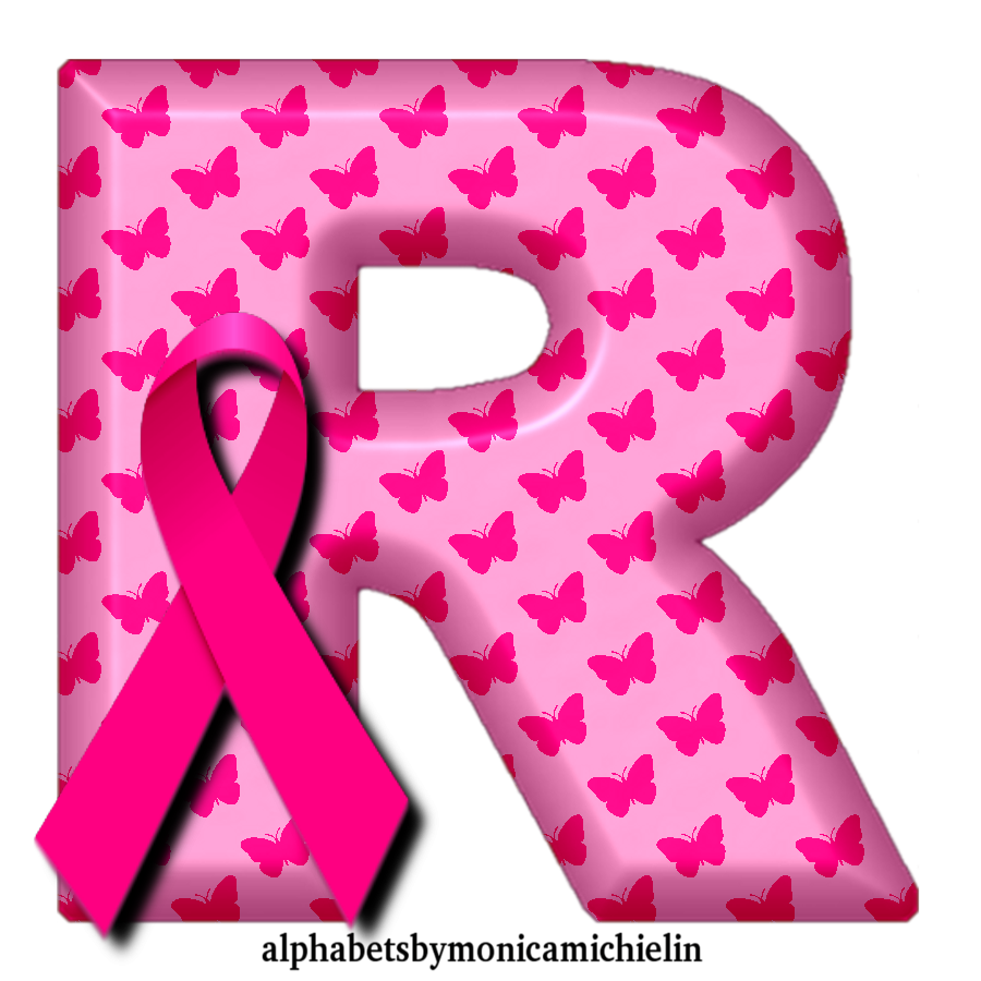 Alfabeto Letras Outubro Rosa Para Imprimir - RETOEDU