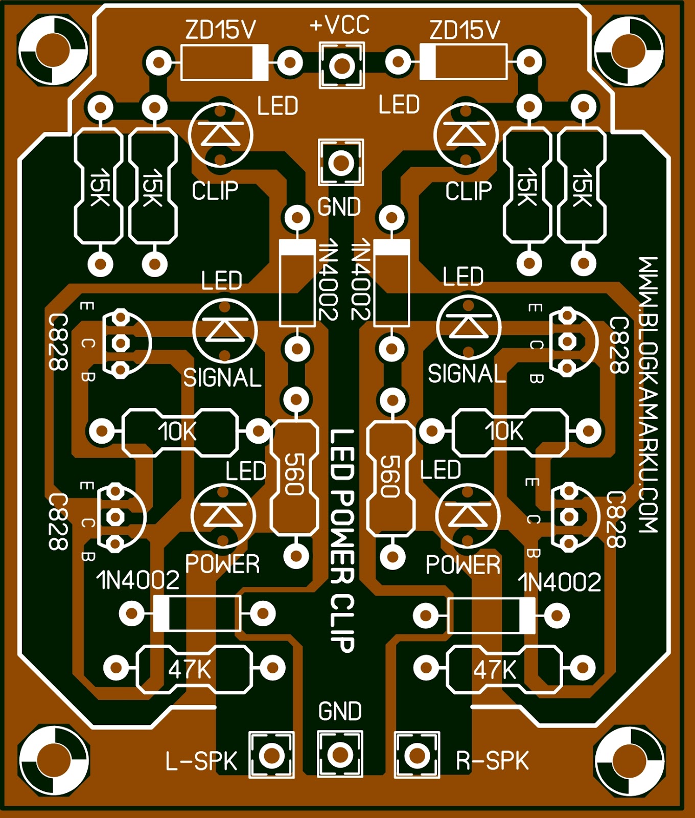 Cara Membuat Led Signal Clip dan Indicator amplifier – BLOGKAMARKU