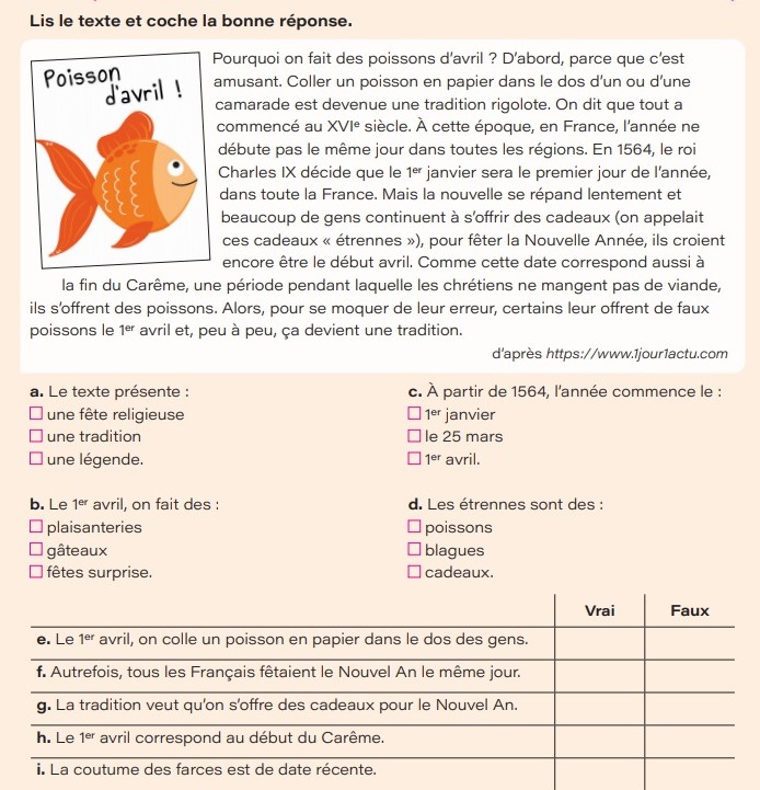 Le français utile: Poisson d'avril