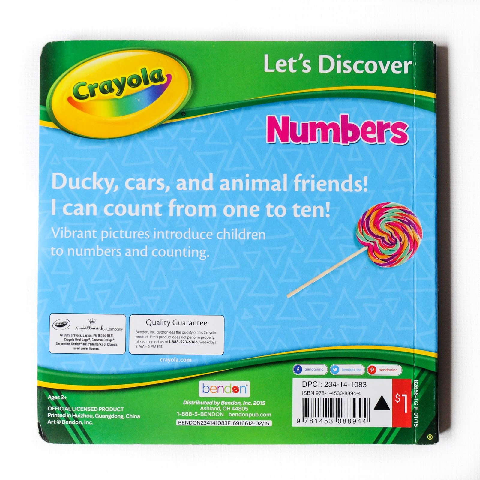 Let's Discover Crayola Education Board Books, Numbers and Colors Review ...