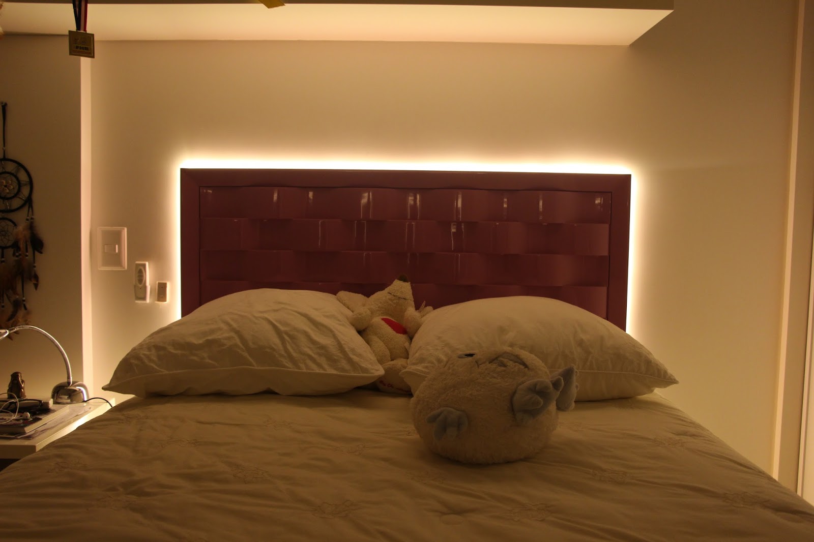 Construart Iluminação: Fita de LED no Quarto