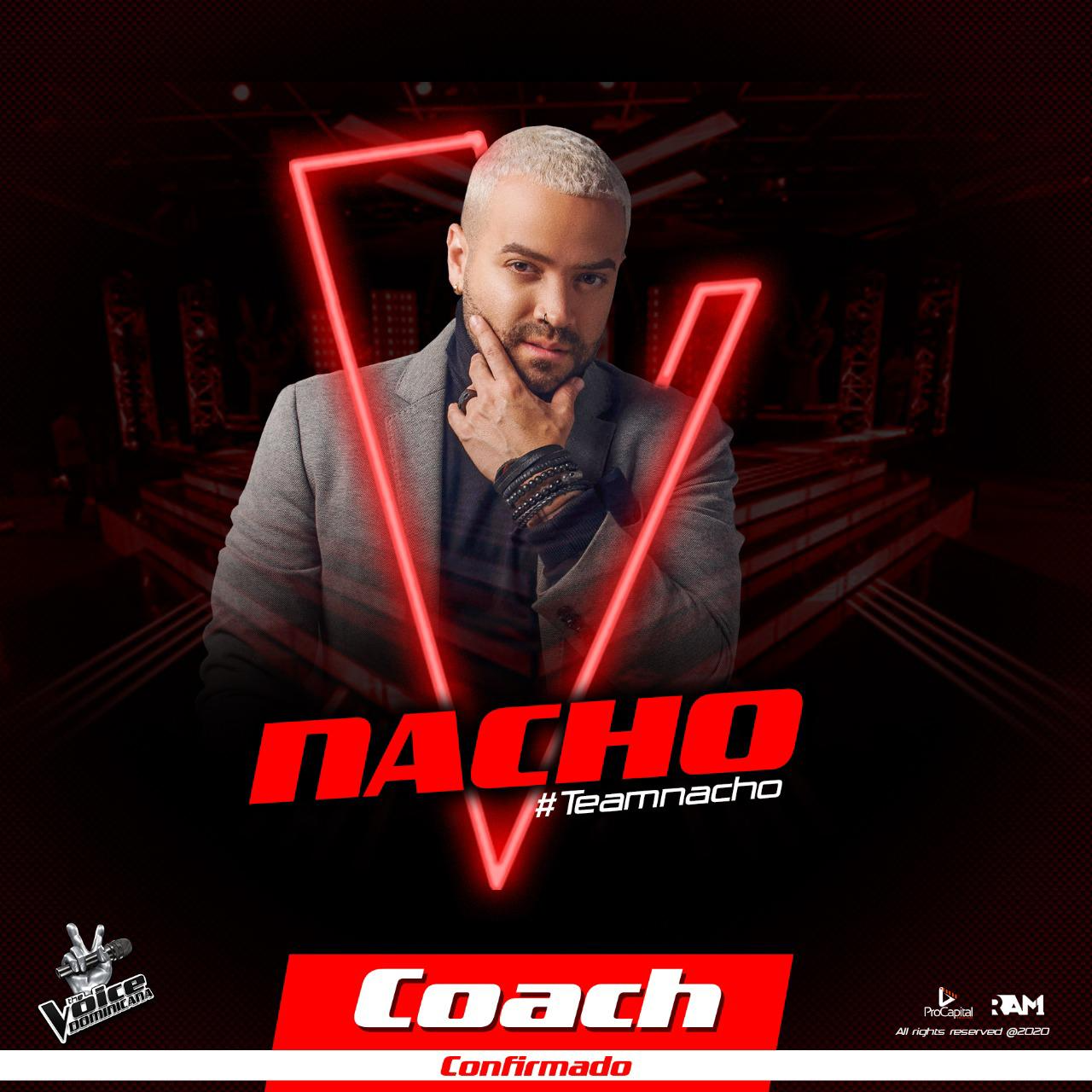 Nacho es el cuarto y último coach confirmado en The Voice Dominicana ...