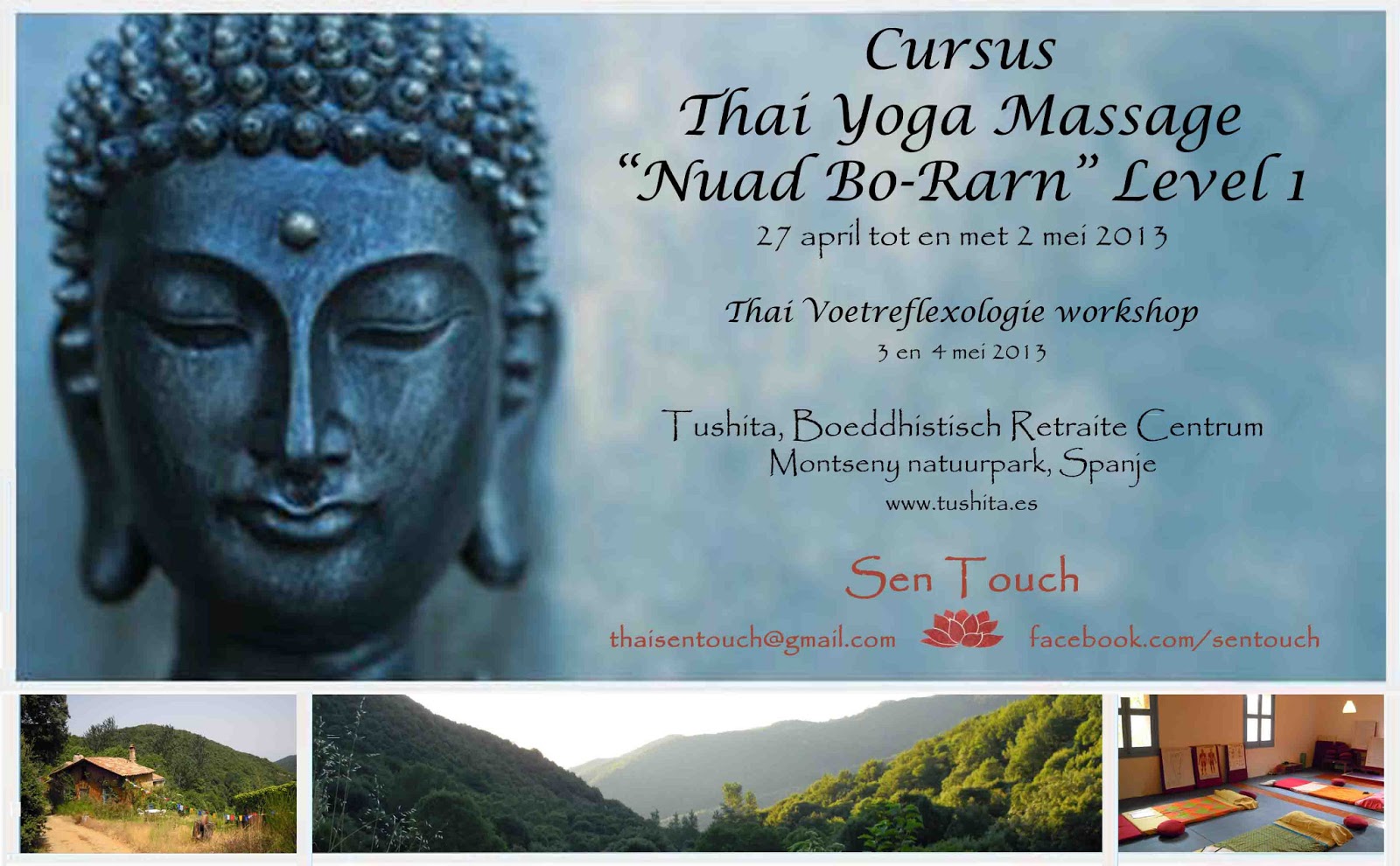 Sen Touch: Cursus Thai Yoga Massage “Nuad Bo–Rarn” level 1 in Spanje