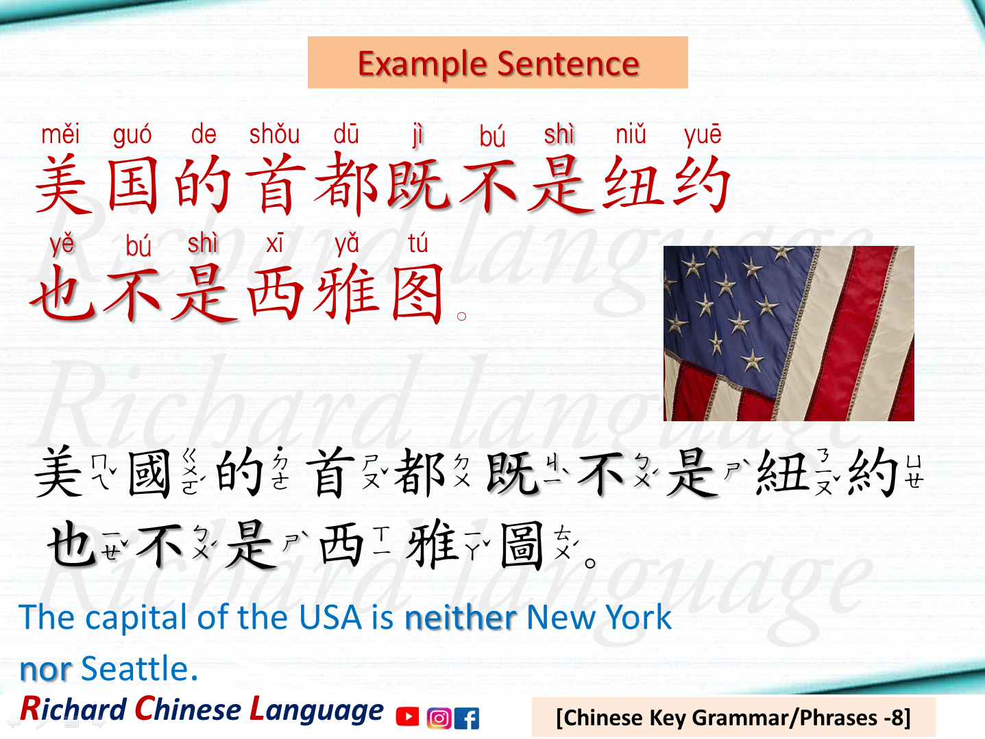 Richard Chinese: The Best Way to Learn Chinese: Key Chinese Grammar [8 ...