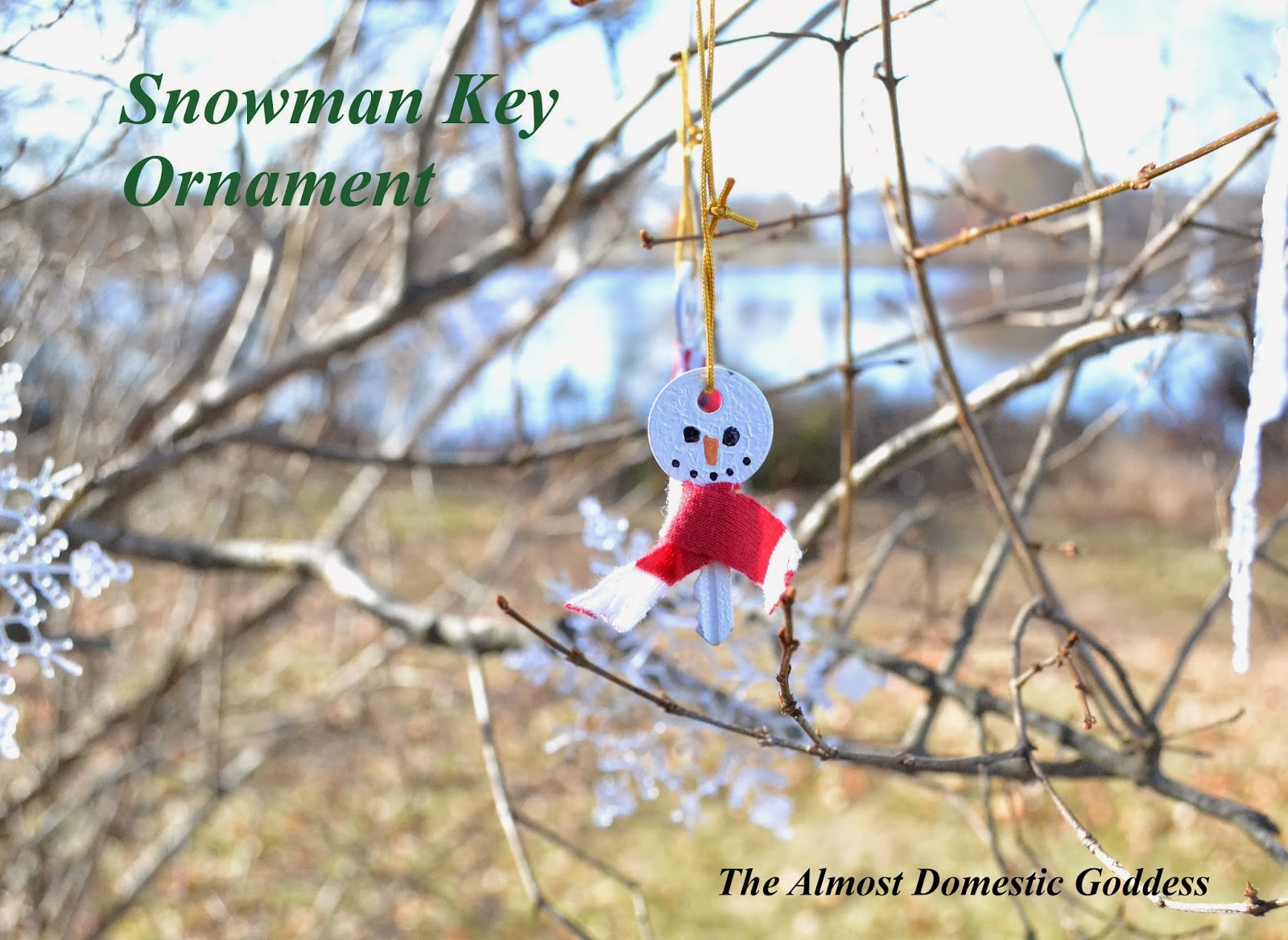The Almost Domestic Goddess: Snowman Key Ornament!
