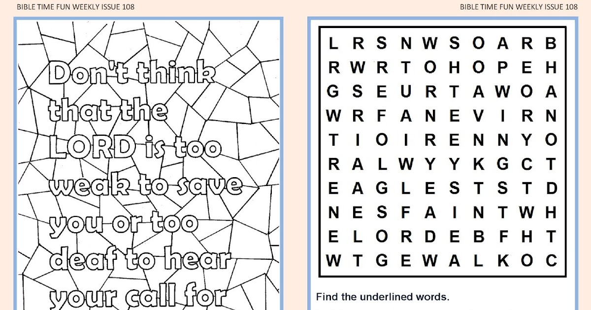 Coloring Pages for Kids by Mr. Adron: Free Printable Children's Bible ...