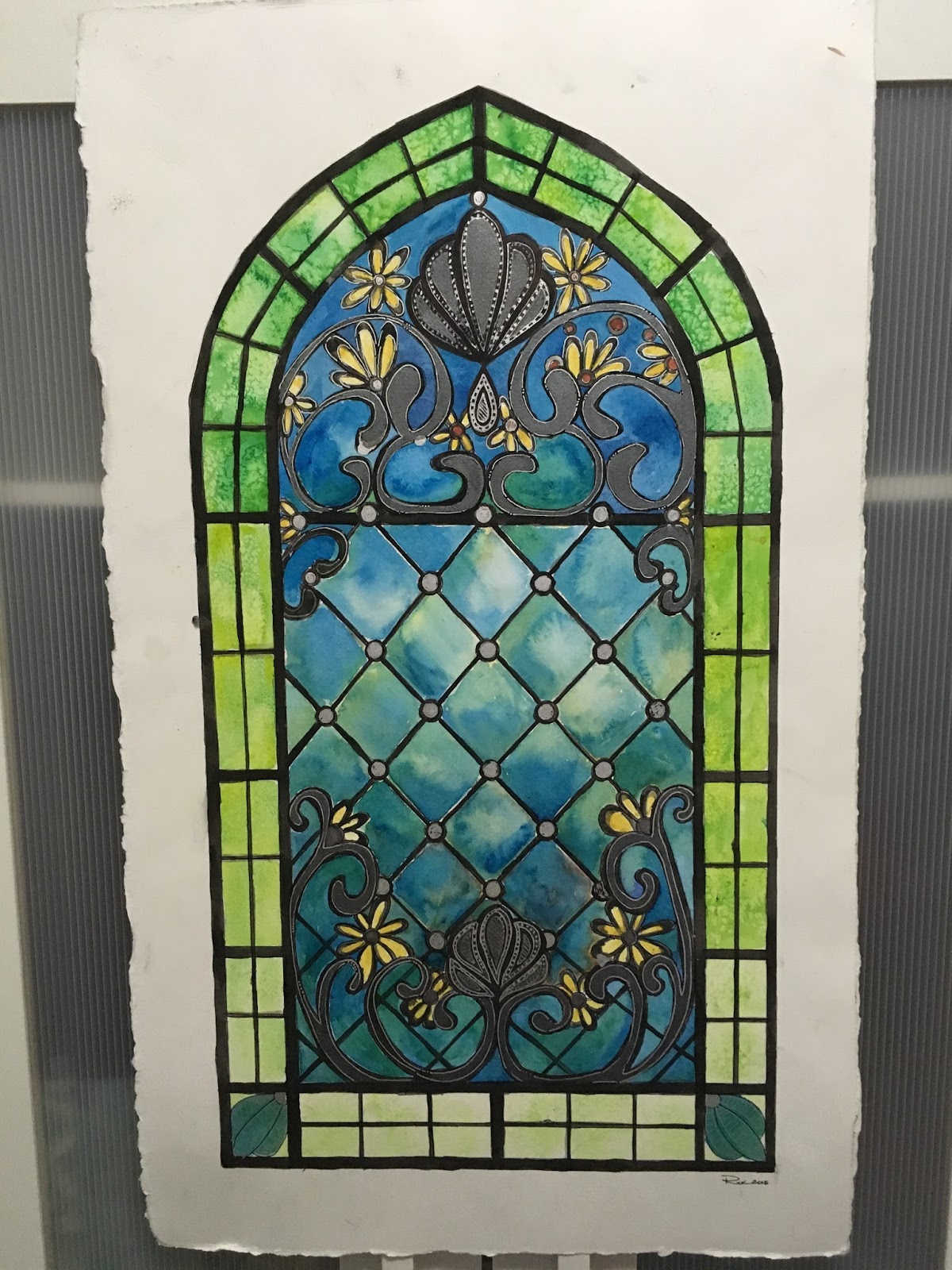 The Eighth Daughter: Stained Glass Watercolors