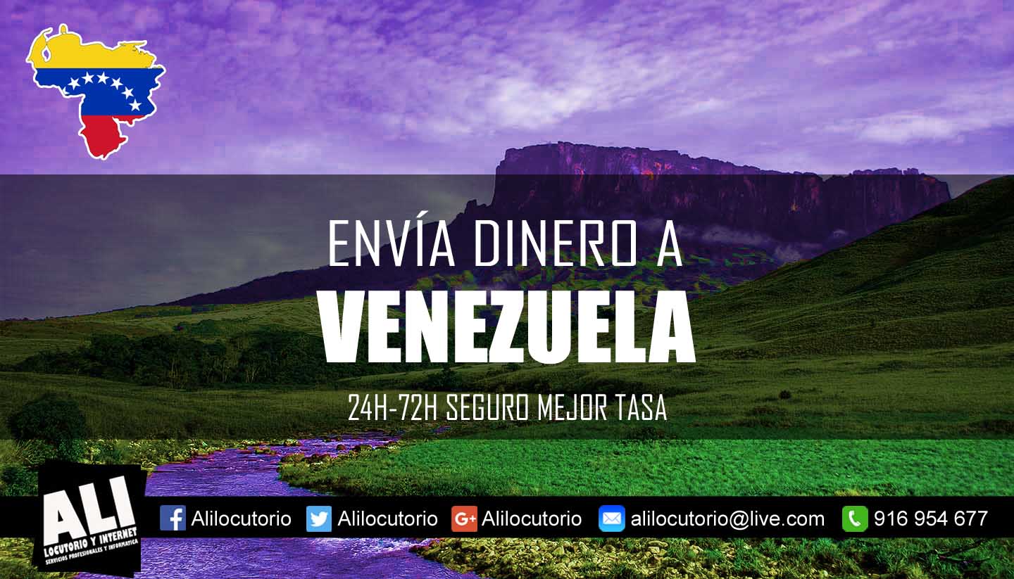 ALI LOCUTORIO: ENVIÓ DE DINERO A VENEZUELA