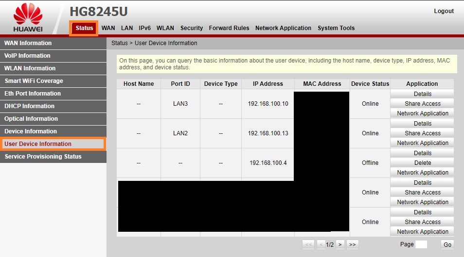 8 Step Cara Setting Whitelist Wifi Dengan Wlan Mac Filter Modem Indihome Huawei Hg8245u Manalu