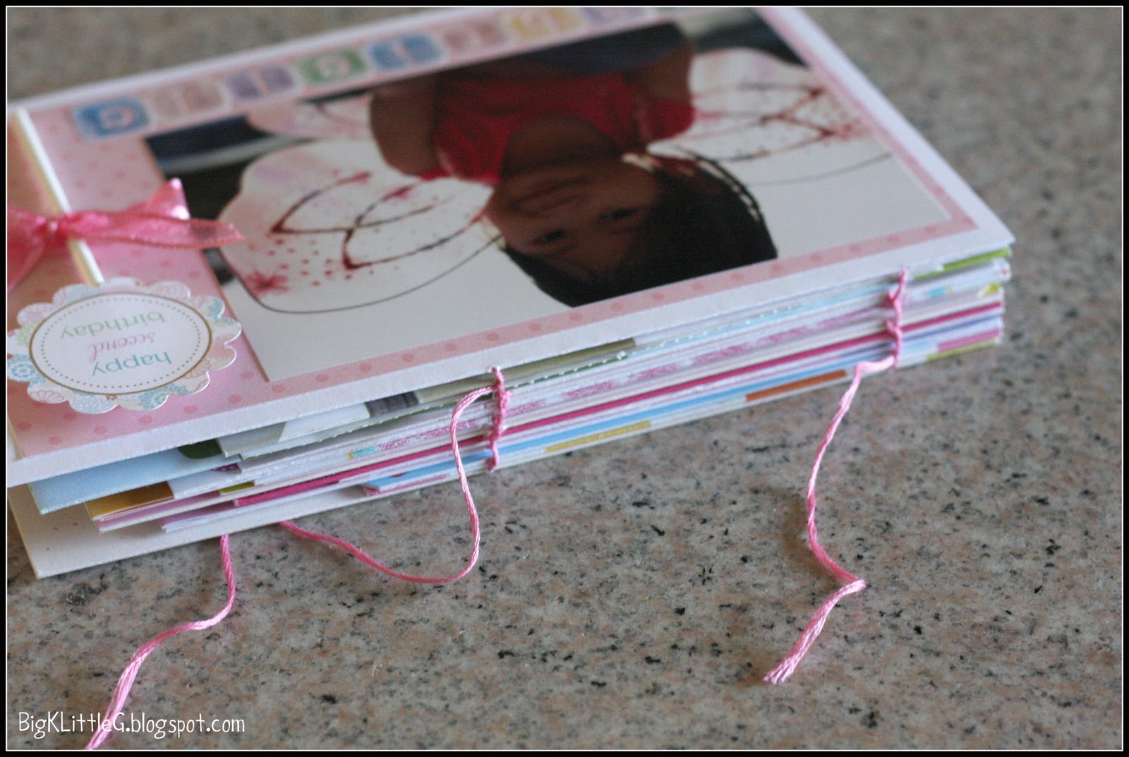 Big K Little G: DIY Birthday Card Keepsake Book Tutorial