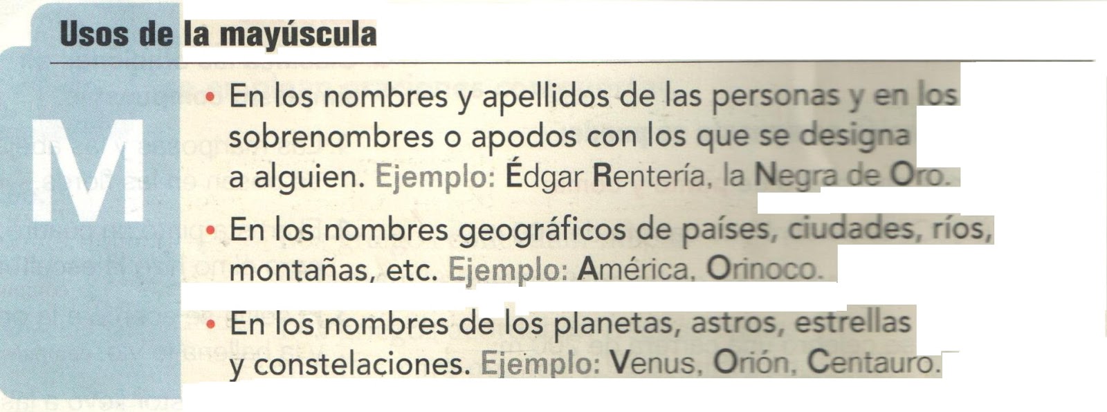 Usos de la mayúscula, del punto y de la coma | Aula Interactiva del ...