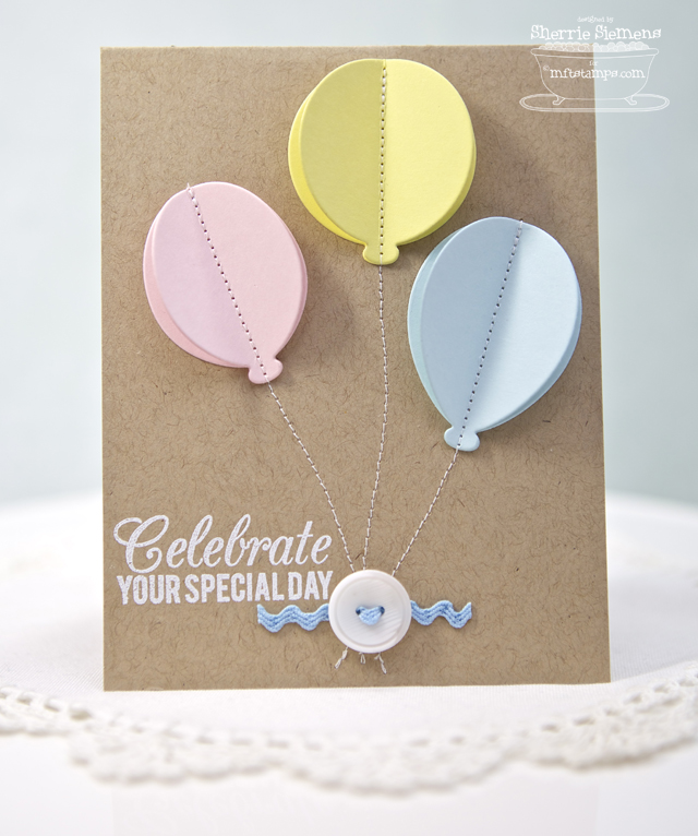 card creme: balloons.....A PLENTY!
