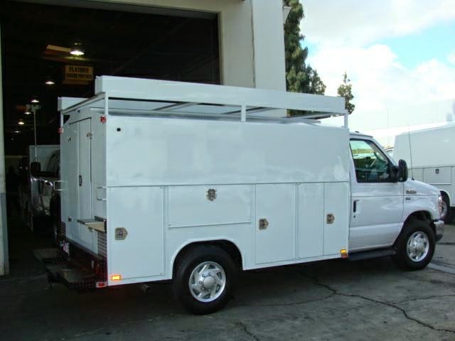 Harbor Workmasters mounted on SRW Chassis | Harbor Truck and Van