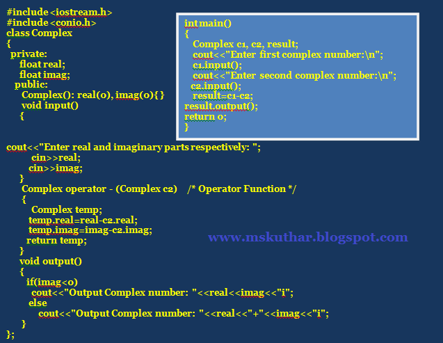 Binary Operator Overloading in C++.
