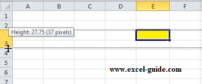 How To Expand Cell with the help of Mouse In Excel