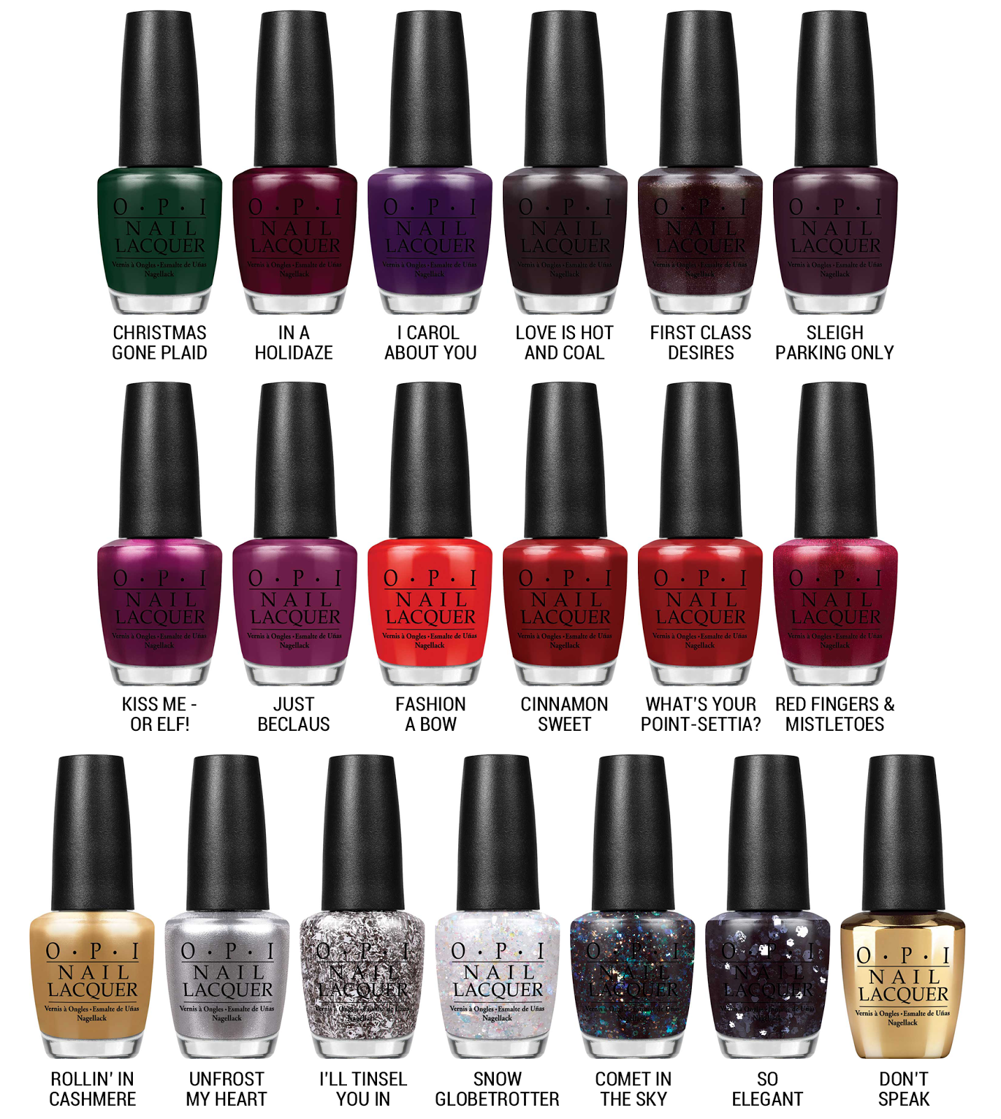 OPI Gwen Stefani Holiday 2014 Collection