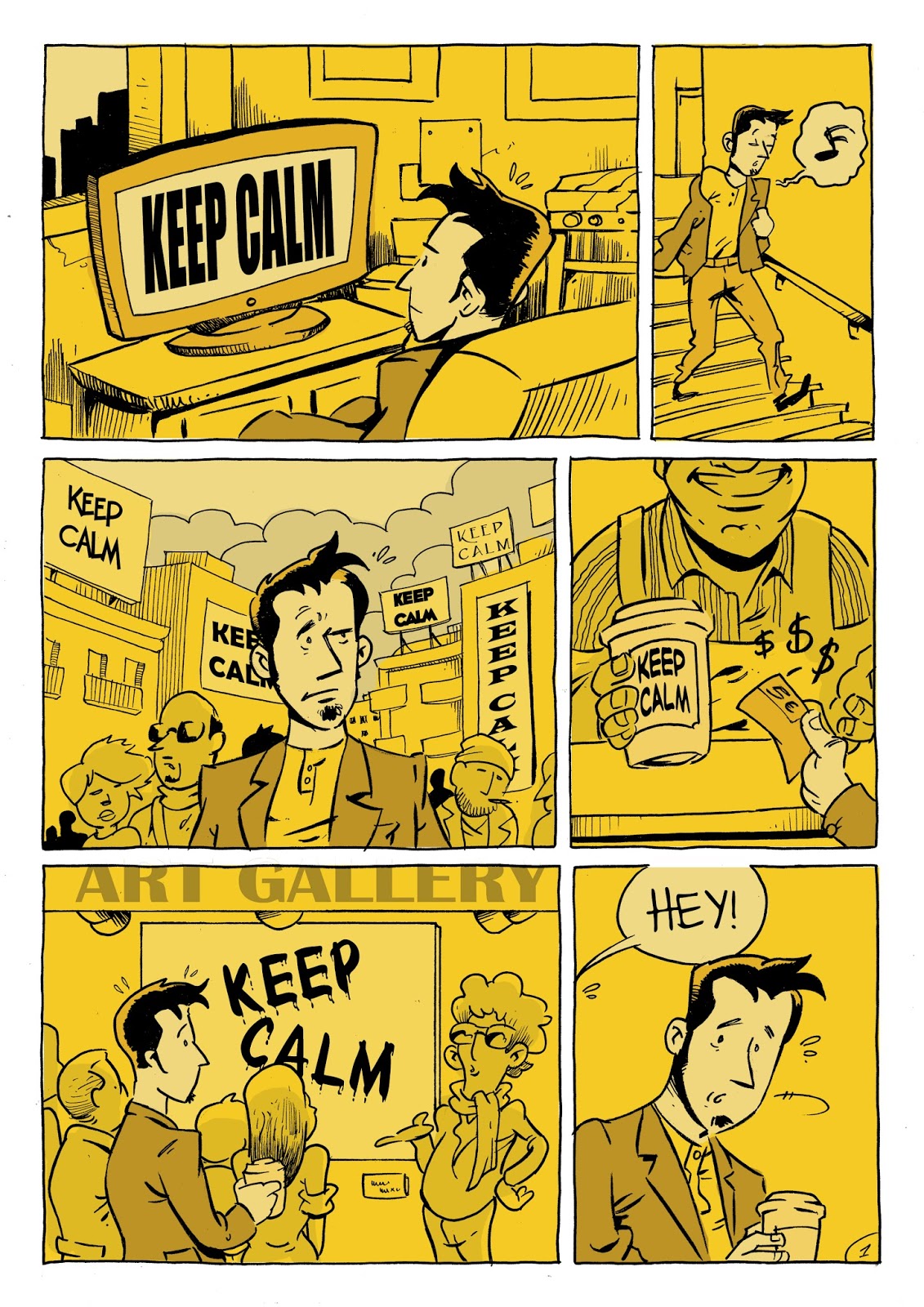 CAIDO DE UN PERAL - Cómic e Ilustración: Keep Calm