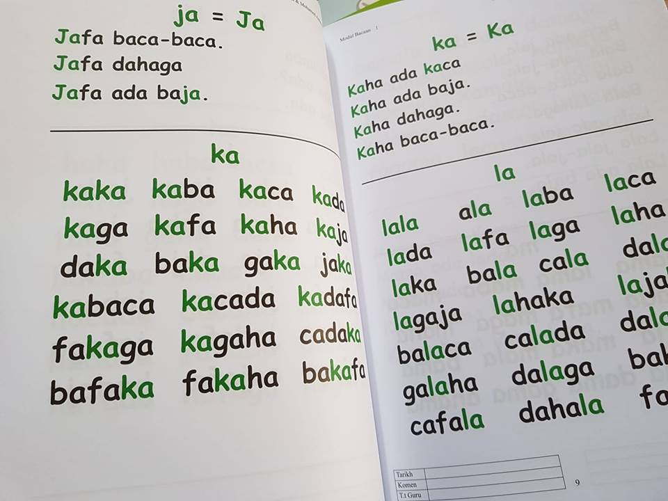 Anak Saya Bijak: Membaca dengan Kaedah e-XRA