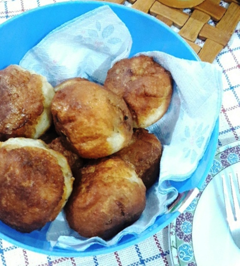 Fried Stuffed Bread Balls Recipe - Yummy Traditional