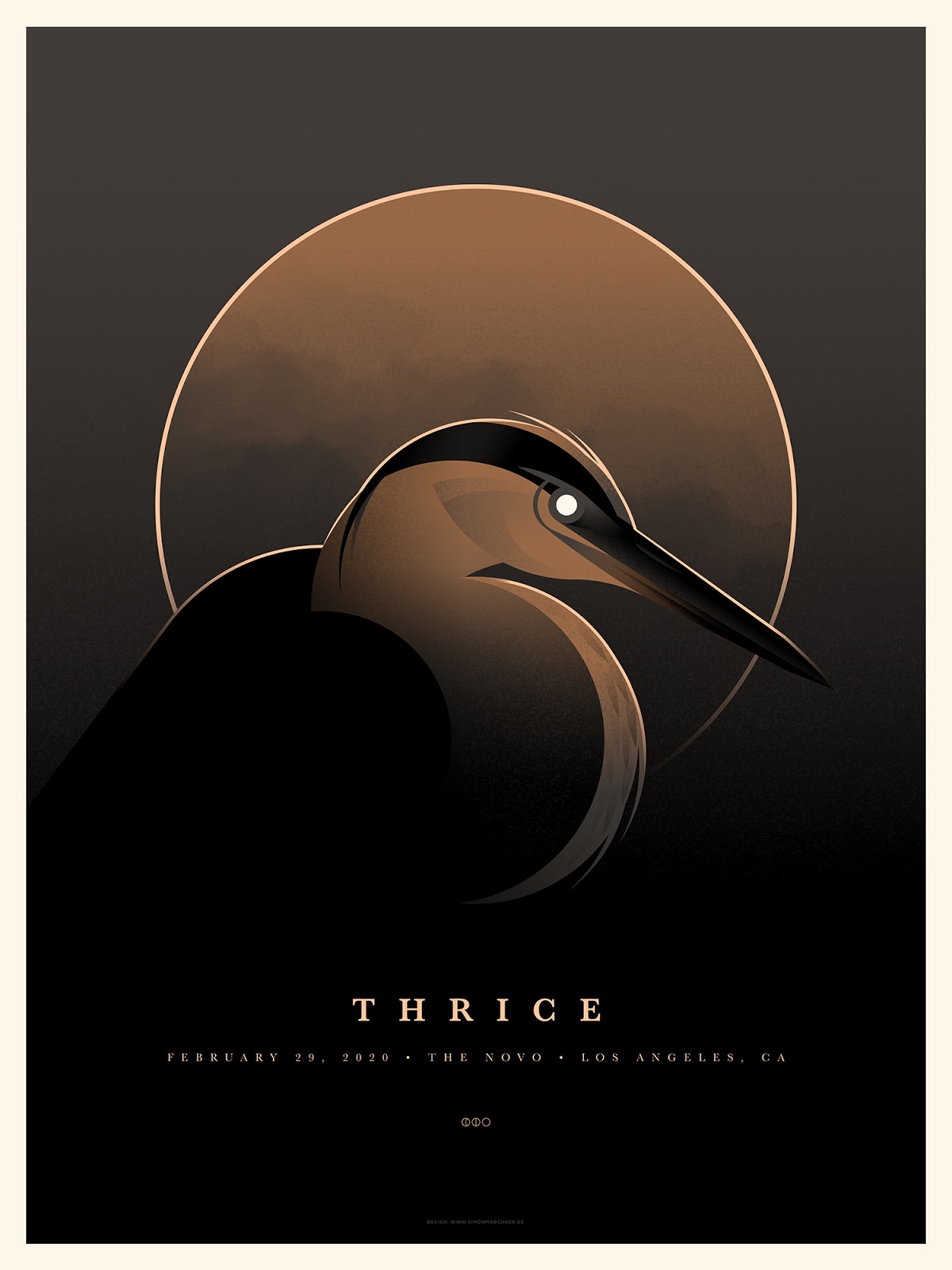 INSIDE THE ROCK POSTER FRAME BLOG: Simon Marchner Thrice & Texas ...