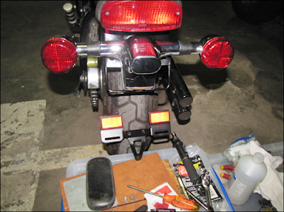 Tail light swap (get rid of the lunchbox) | Honda Shadow Forums